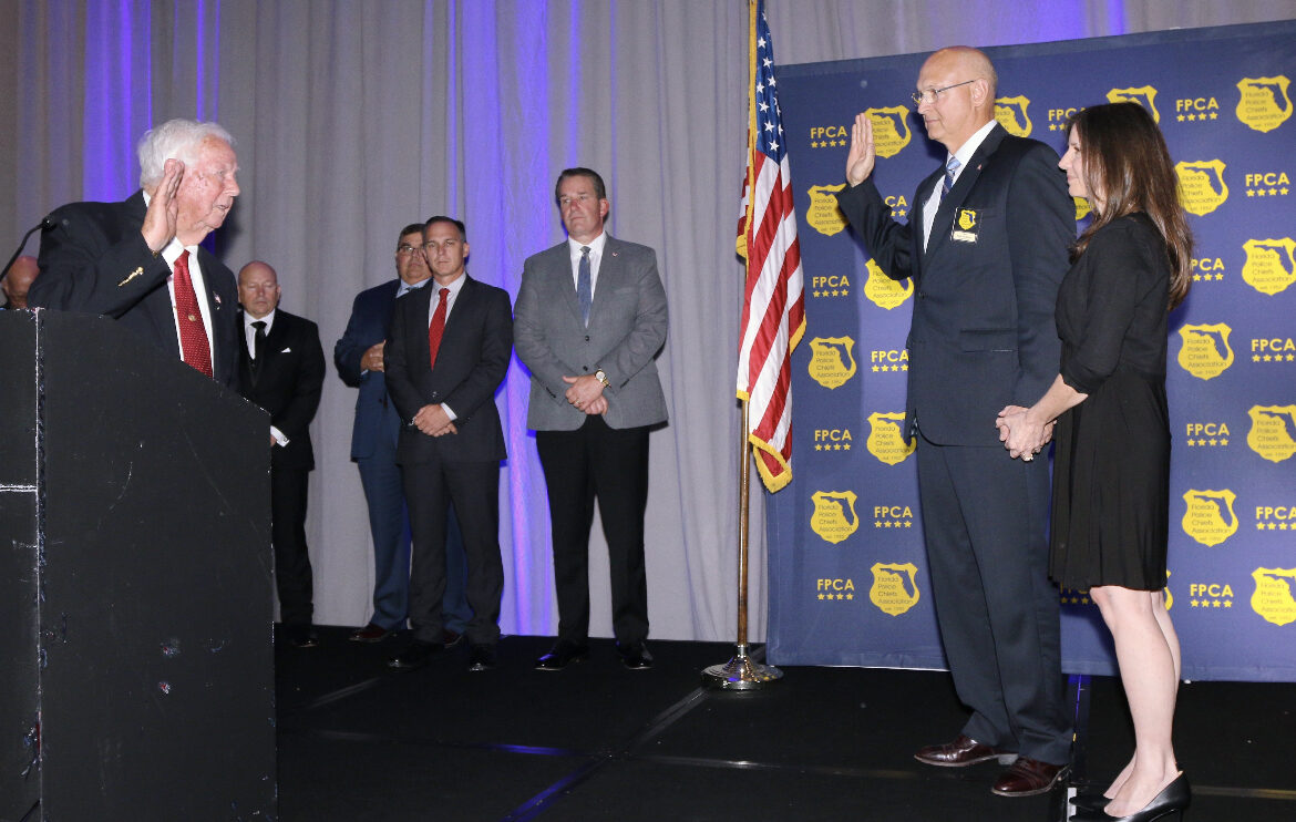 Keith Touchberry inducted as president of Florida Police Chiefs ...