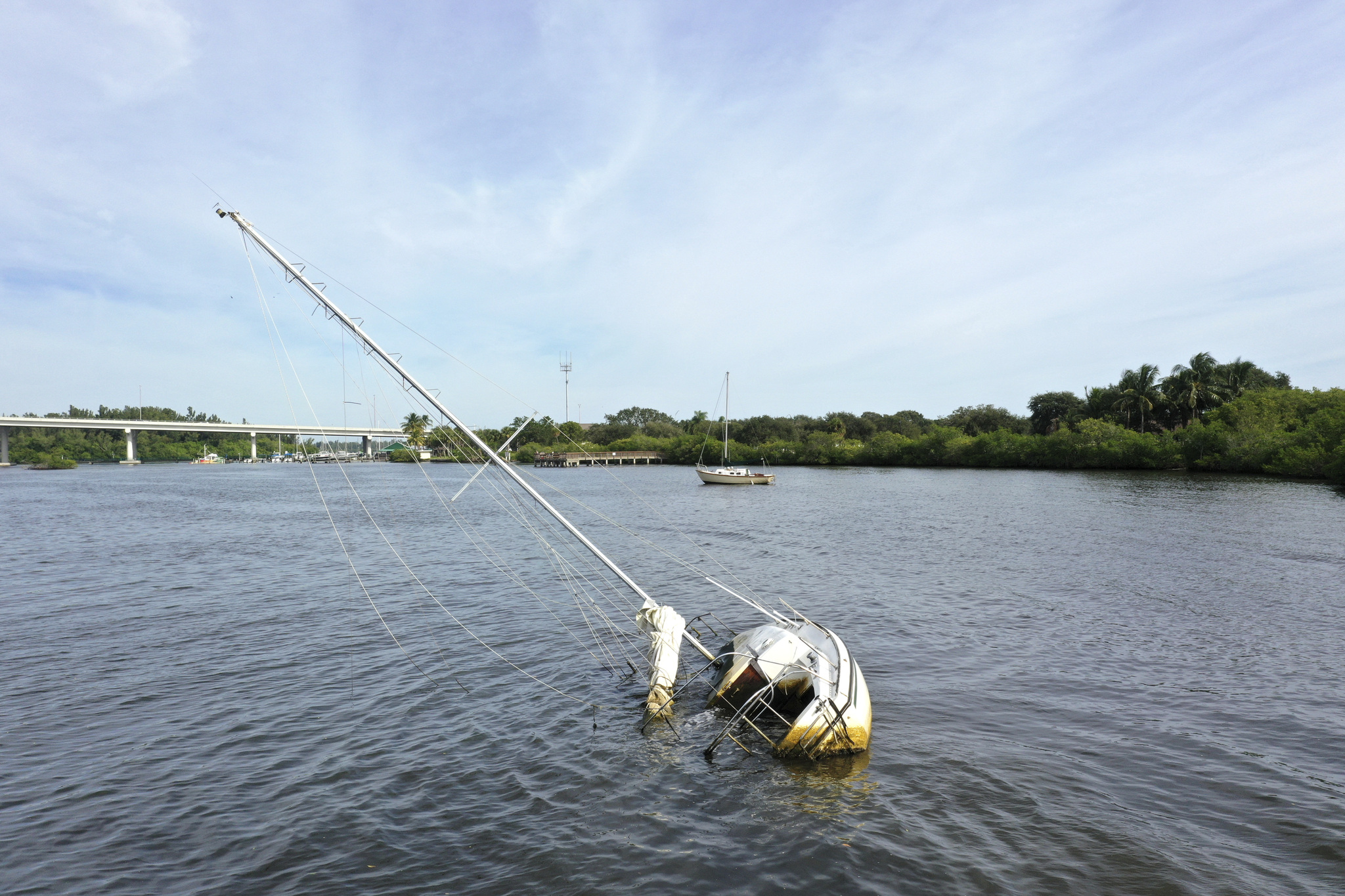 Removal of derelict vessels from lagoon finally gets underway - Vero News